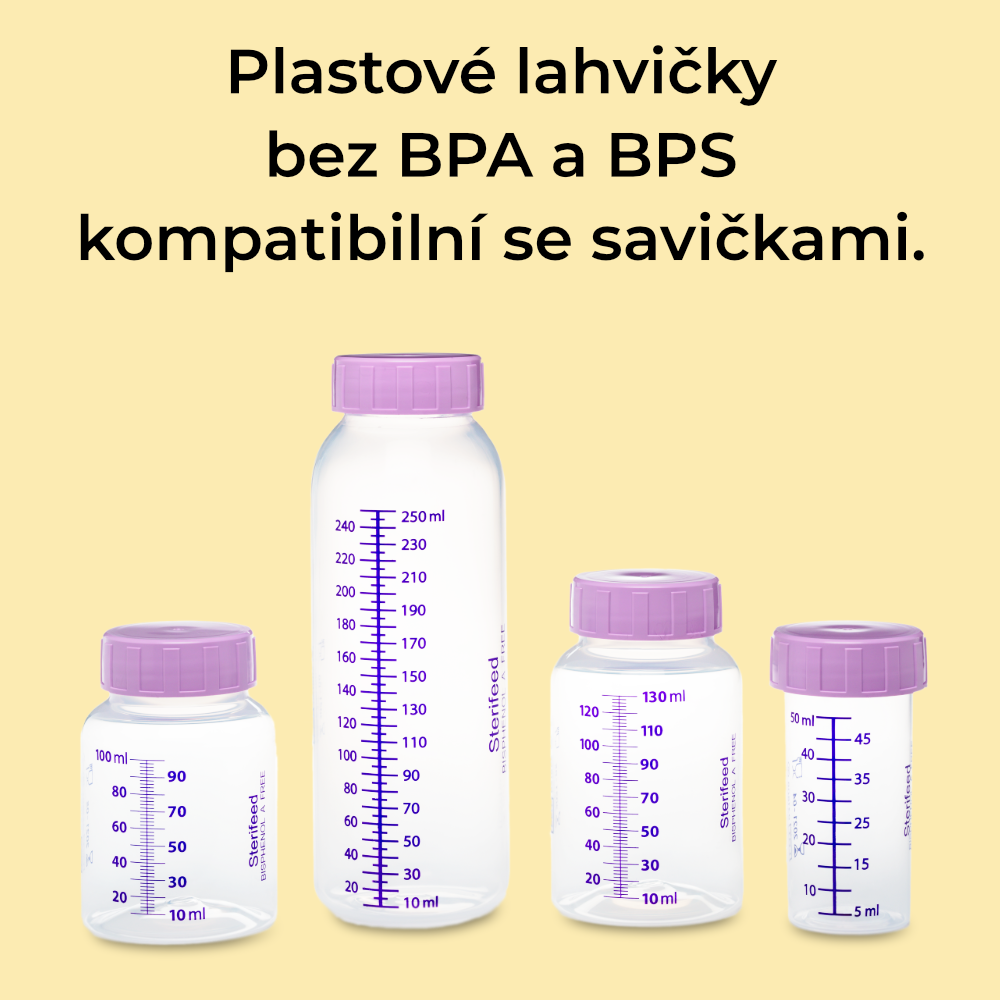 Sterifeed jednorázová plastová lahvička – Promama.cz