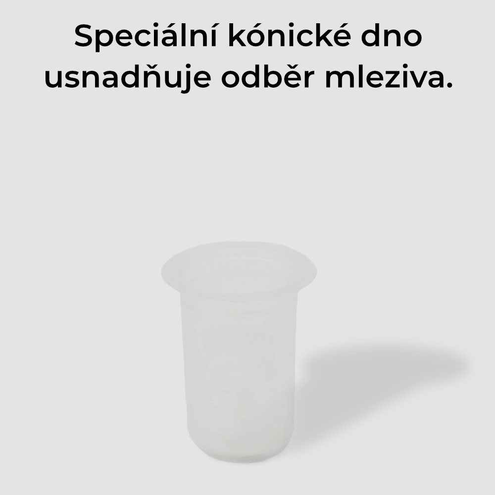 Silikonový kalíšek na sběr mleziva – Promama.cz